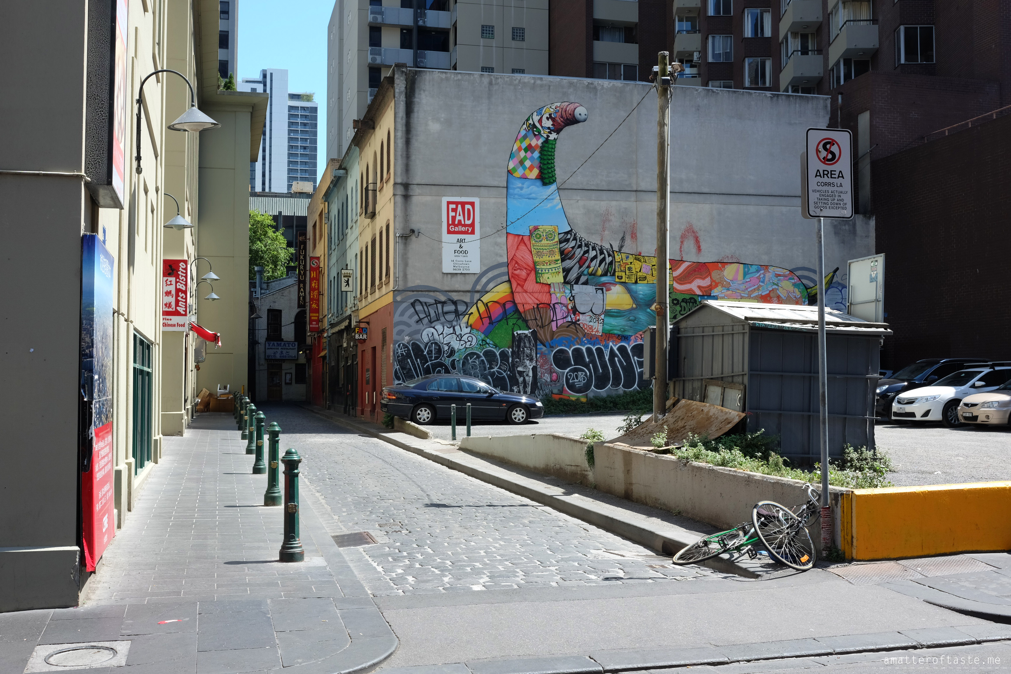Melbourne CBD street art walk - a matter of taste