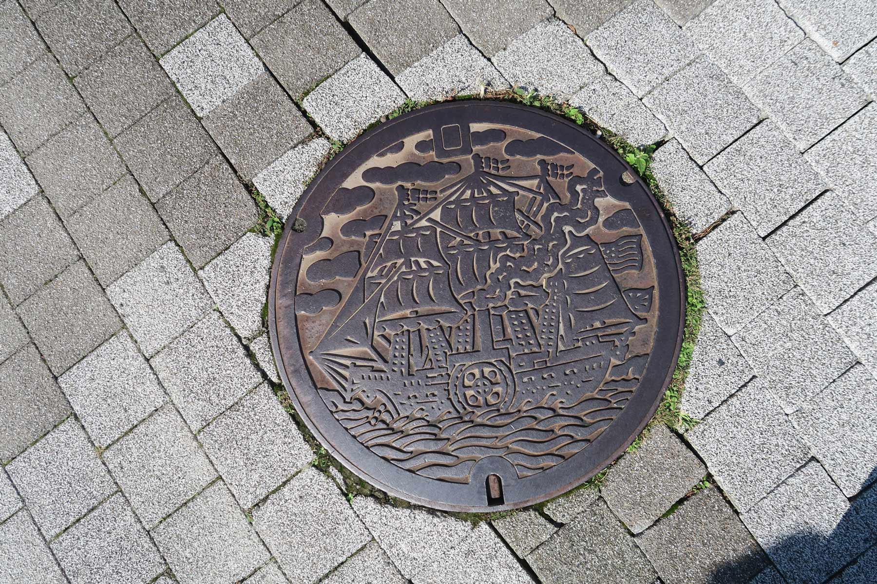 In Japan look down - creative manhole covers - a matter of taste
